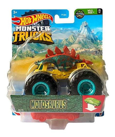 Hot Wheels Monster Trucks Motosaurus GWK17 (16513) - MATTEL - Carrinho de Brinquedo - Magazine Luiza