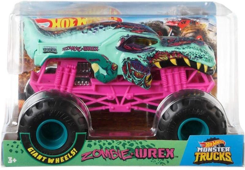 Hot Wheels Monster Trucks Zombie-Wrex GCX24 - Mattel FYJ83 - Carrinho ...