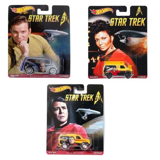 Hot Wheels Star Trek Pack com 3 Carrinhos DLB45 - MATTEL - Carrinho de ...