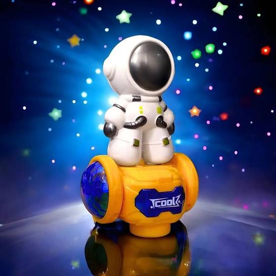 Hoverboard Amarelo Brinquedo Infantil Iluminação Led Rotação 360 Função ...