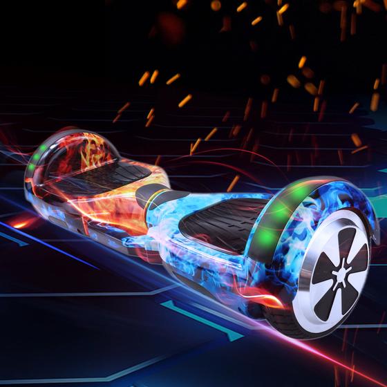 Hoverboard Overboard Infantil Skate Elétrico 6.5" Led Bluetooth Bateria ...