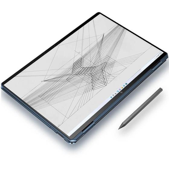 HP Spectre 16 (Ultrabook 2-in-1) i7-11390H tela 16' UHD 4K Nvidia RTX ...