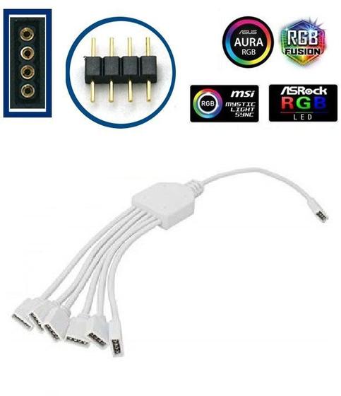 Hub RGB Splitter Placa Mãe 12V - COXO TECHNOLOGY CO. - Equipamento de ...