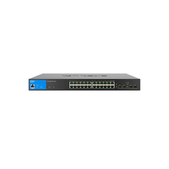 Hub Switch Linksys Lgs328Pc 24 Portas Managed Gigabit Poe 250W 4Sfp 10 ...
