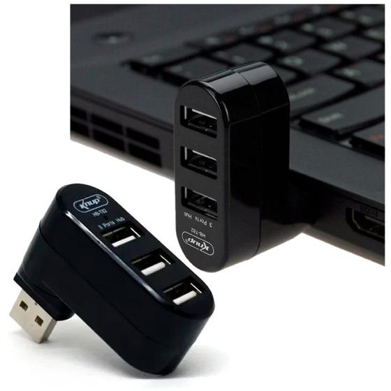 Hub Usb 3 Portas Pc Notebook Portátil Knup Hb-t82 - SP MIX - Hub ...