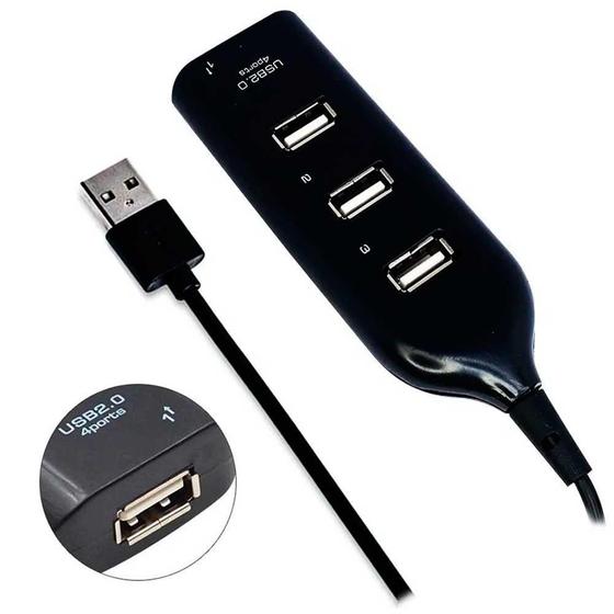 Hub Usb Extensor De Portas Usb 2.0 4 Portas Adaptador Usb - Tech - Hub ...
