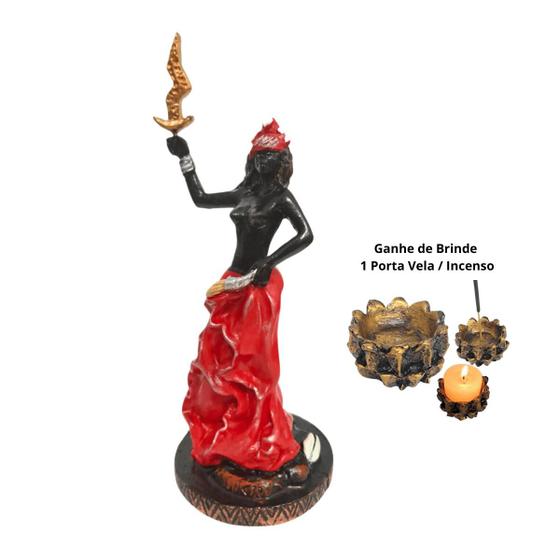 Iansã Imagem Orixá Em Resina15 cm Axé - Loja Mistica - Imagem Iansã ...