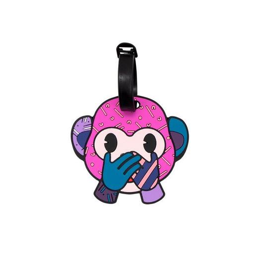 Identificador de Bagagem Yins Emoji By Britto Macaco Roxo - Yins - Mala ...
