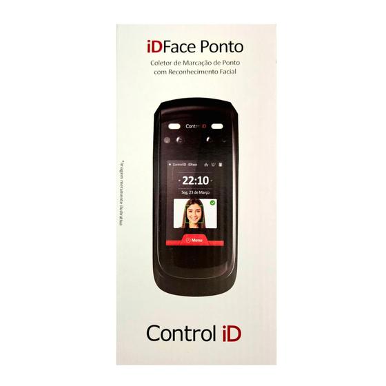 iDFace Ponto Controlid Relógio de ponto com reconhecimento facial - Relógio de Ponto - Magazine ...