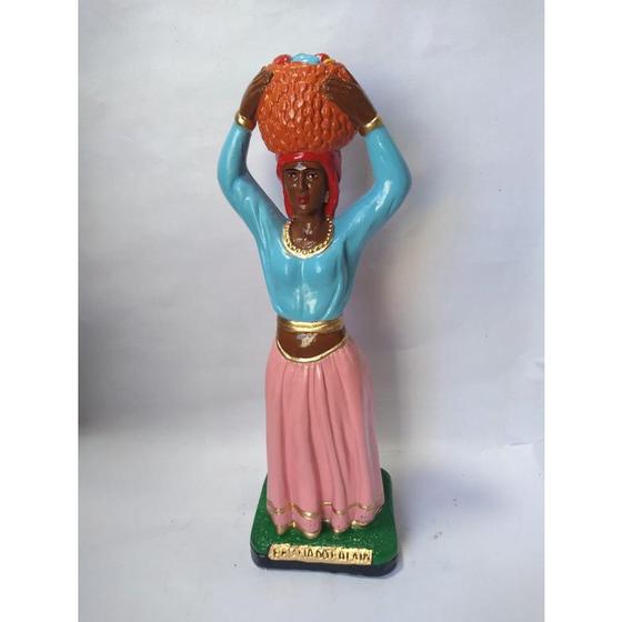 Imagem Baiana do Balaio Escultura Gesso Estatua 20 Cm - Filho da Lua ...