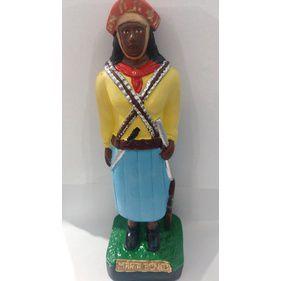 Imagem Baiana Maria Bonita Escultura Gesso Estatua 20 Cm - Filho da Lua ...