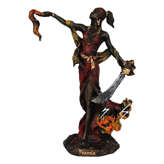 Imagem em resina Orixá Iansã umbanda e candomblé - Italiano artes ...