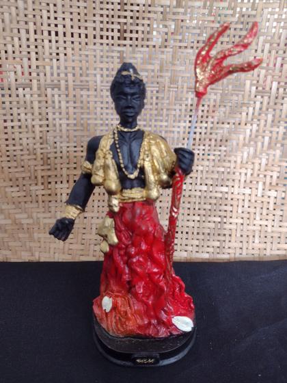 Imagem Exu 15 cm resina - Maeselma - Imagem Exú - Magazine Luiza