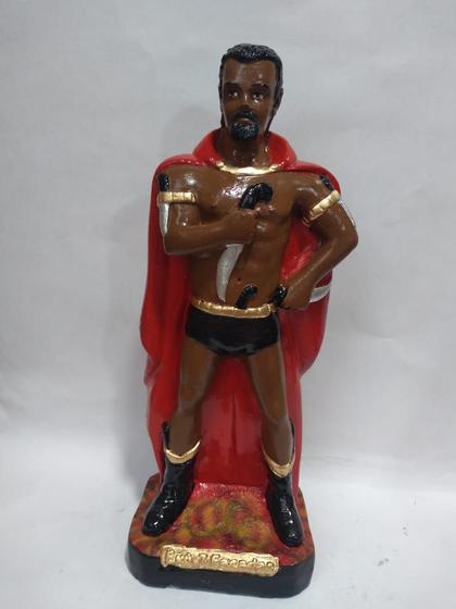 Imagem Exu 7 Facadas Escultura Gesso Estatua 40 cm - Lua Mistica ...