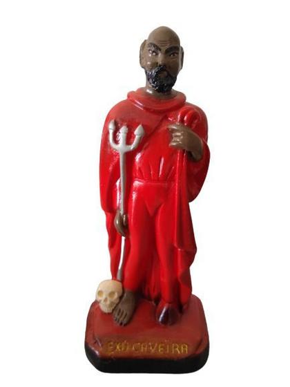 Imagem Exu Caveira 20cm gesso umbanda candomblé quimbanda - Janunzzi ...