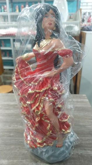 Imagem Maria Baiana Escultura Gesso Estatua 20 Cm - Lua Mistica ...