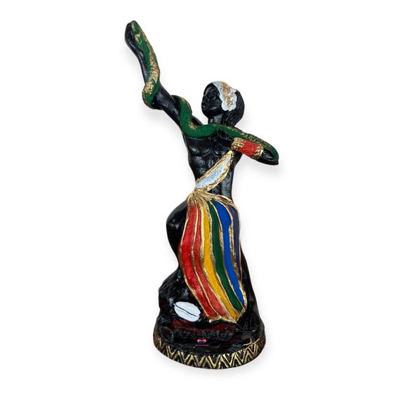 Imagem Orixá Oxumaré Umbanda E Candomblé 15cm resina - sofia decor ...