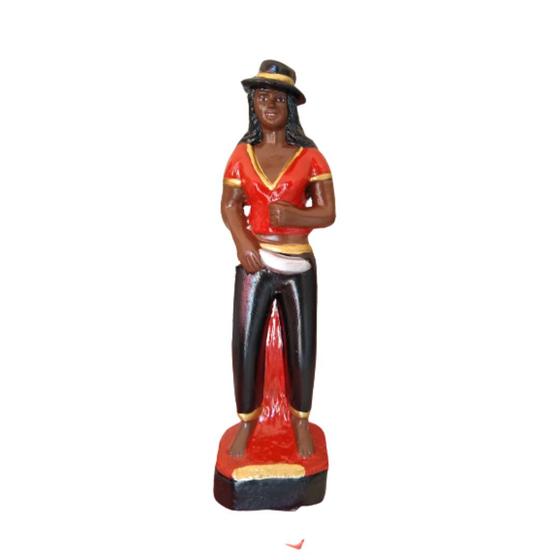 Imagem Pomba gira Maria Navalha 20cm gesso umbanda candomblé - Janunzzi ...