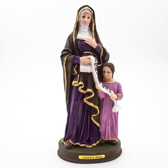 Imagem Santa Ana Resina 21 cm - Amém Decoração Religiosa - Imagem Santa ...