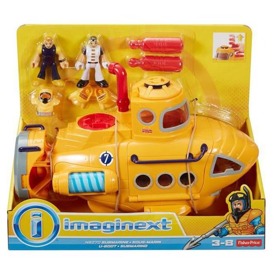Imaginext Submarino Aventura Fisher Price - Mattel - Playsets ...