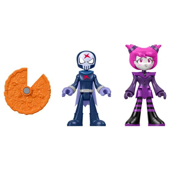 Imaginext Teen Titans GO RED X e JINX Mattel - Carrinho de Brinquedo ...