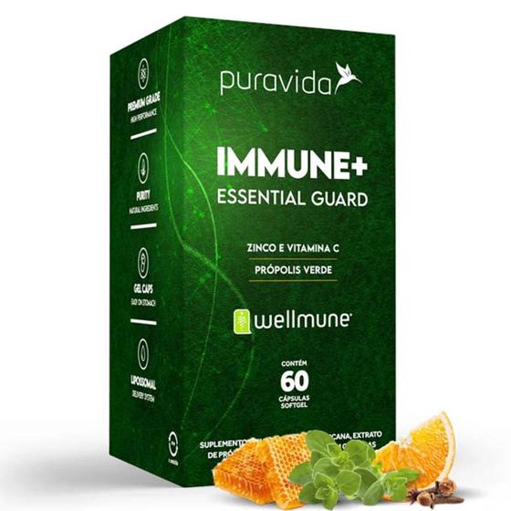 Immune Essential Guard com 60 Cápsulas Suplemento Wellmune - PURAVIDA ...