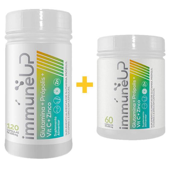 Immune Up 120 Capsulas + Immune Up 60 Capsulas - 650mg - Bellabelha ...