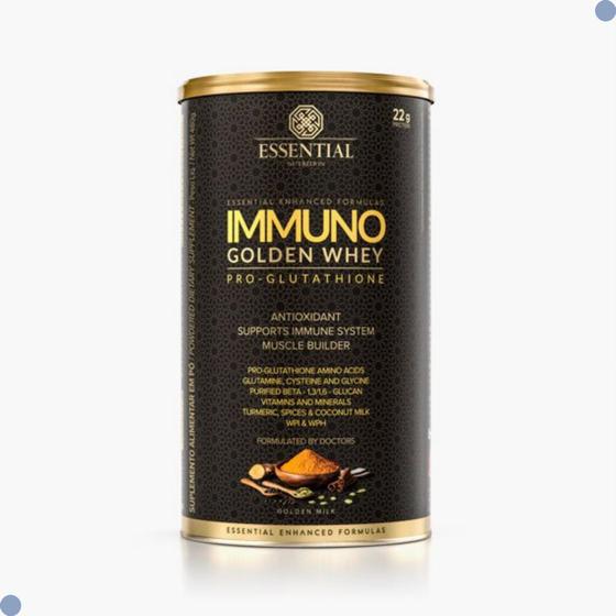 Immuno golden whey isolado hidrolisado pro glutathione lata 480g/15ds ...