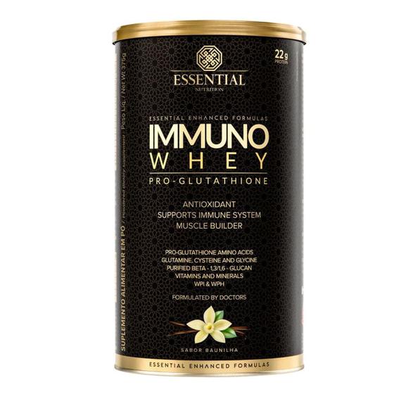 Immuno Whey Pro Glutathione 375g Essential Nutrition - Whey Protein ...