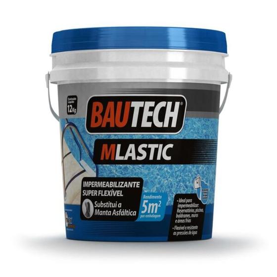 Impermeabilizante super flexível 12 kg - MLASTIC - Bautech ...
