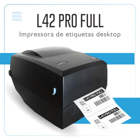 Impressora De Etiquetas Elgin L42 Pro Full - Impressora Matricial ...