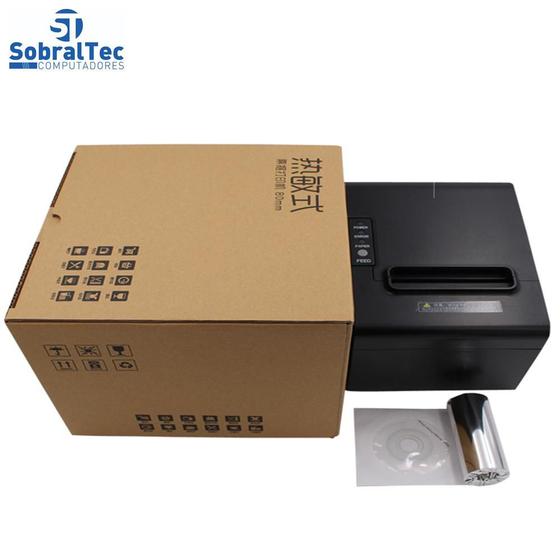 Impressora Térmica USB STec Pos 80mm de Cupom Com Guilhotina - GOOJPRT ...