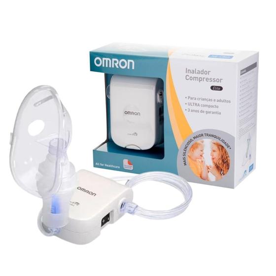 Inalador Compressor Elite Branco NE-C803 Omron - Inalador / Nebulizador ...