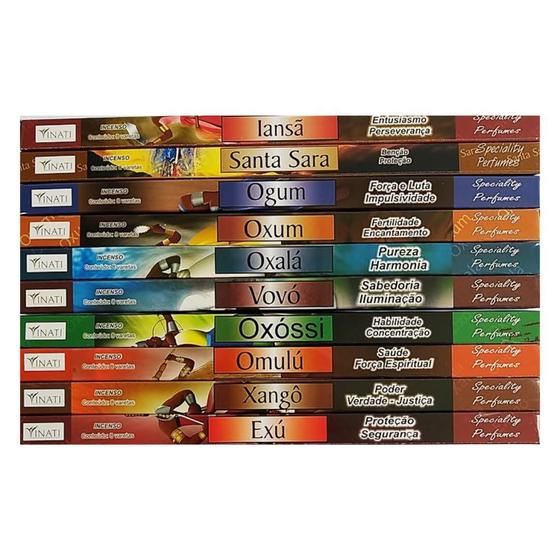 Incenso Tradicional Orixás - Umbanda e Candomblé - Hadu Esotéricos e ...