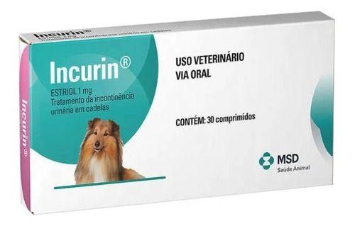 Incurin 1mg 30 Comprimidos Msd Incontinência Urinária - Farmácia Pet ...