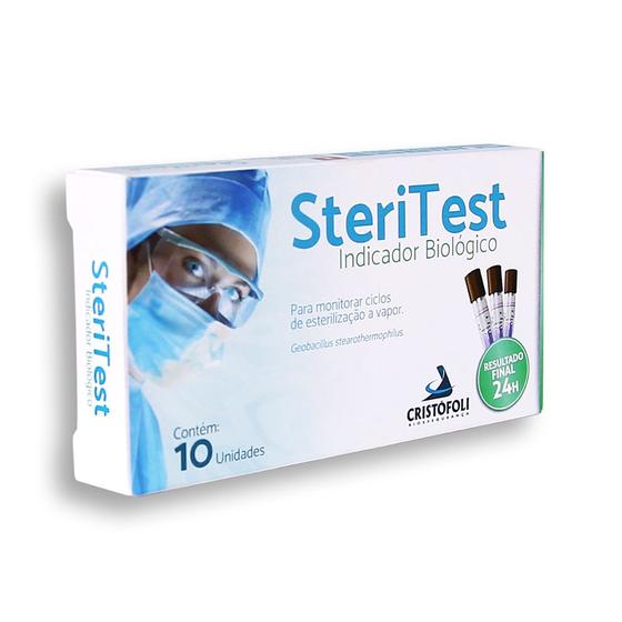 Indicador Biológico Para Autoclave 10 Ampolas - Steritest Cristófoli ...