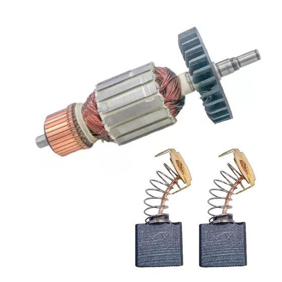 Induzido + E. De Carvão Para Lixadeira Makita 9067/9069 110v - Bolte ...