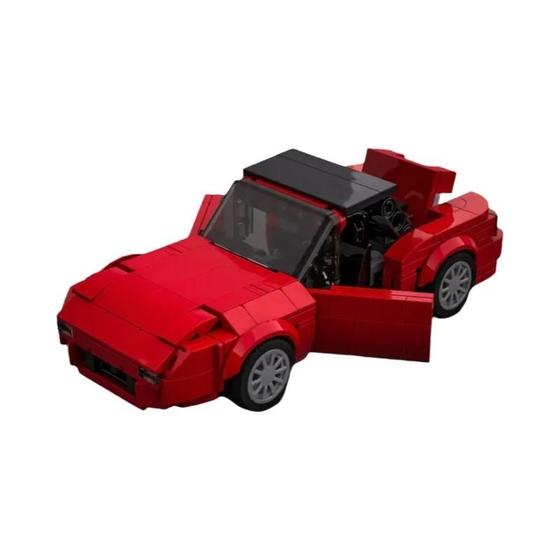 Inicial D R32 TYPE-R RX7 GTR AE86 Speed Car MOC Blocos De Construção ...