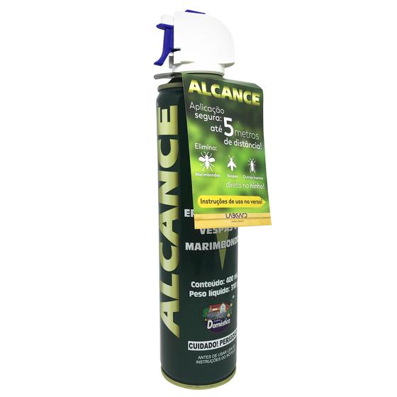 Inseticida Alcance Mata Vespas e Marimbondos 400ml Labgard - Inseticida ...