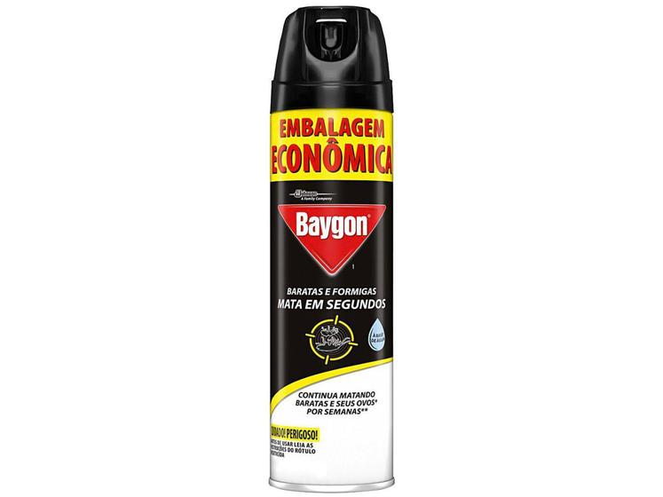 Inseticida Baygon Aerossol Mata Baratas e Formigas - 360ml - Repelente ...