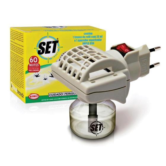 Inseticida Elétrico Conjunto Refil 60N + Vaporizador Duplo Uso 2010008 ...