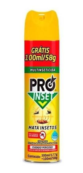 Inseticida Mata Moscas Baratas Pro Inset 400ml - Baston - Inseticidas ...