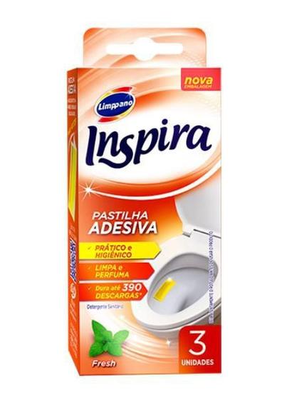 Inspira pastilha adesiva fresh c/3 - Limppano - Pastilha Sanitária ...
