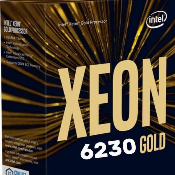 Intel Xeon Gold 6230 2.1G, 20C/40T, 10.4GT/s, 27.5M Cache, Turbo, HT ...
