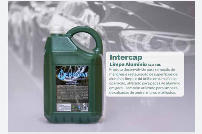 Intercap limpa aluminio - Hebrom - Limpeza Automotiva - Magazine Luiza