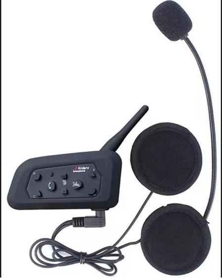 Intercomunicador Capacete V6 Vnetphone - Intercomunicador para Capacete ...