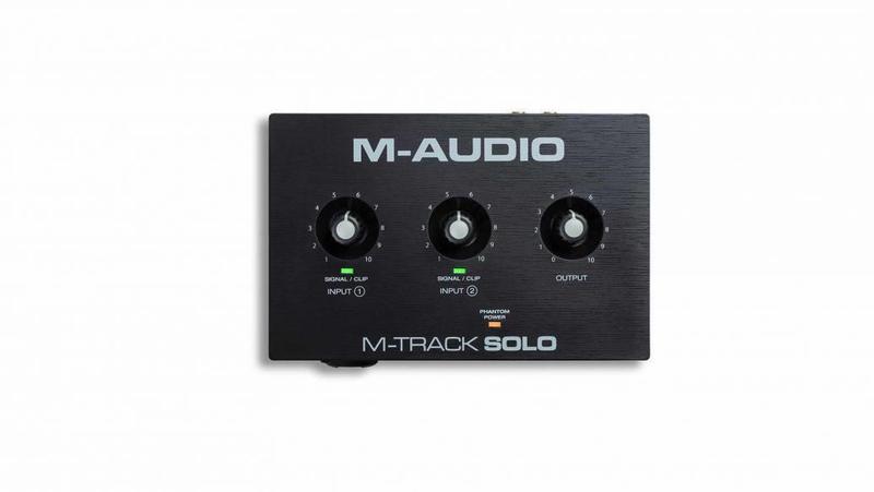 Interface De Áudio M-Track Solo Usb De 2 Canais - M-audio - Interface ...