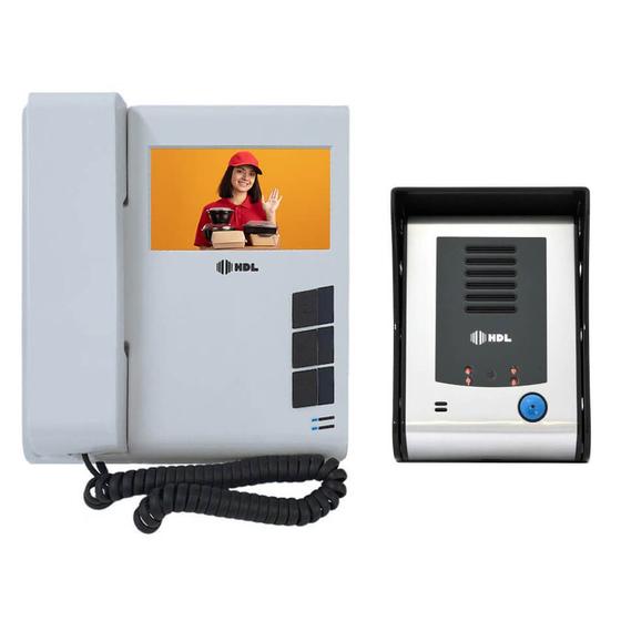 Interfone HDL Com Câmera Sense Alumínio Visão Noturna - Interfone e ...