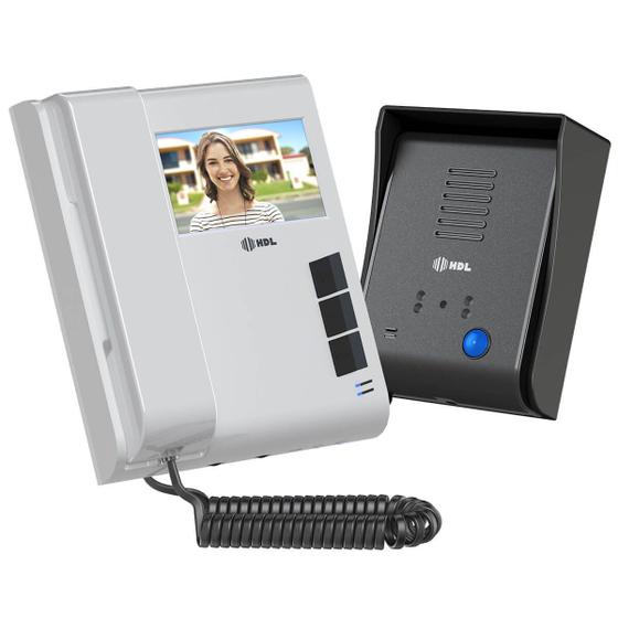 Interfone HDL Com Câmera Sense Grafite Visão Noturna - Interfone e ...