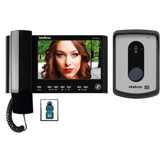 Interfone Porteiro Eletronico com Camera IV 7010HS Intelbras ...